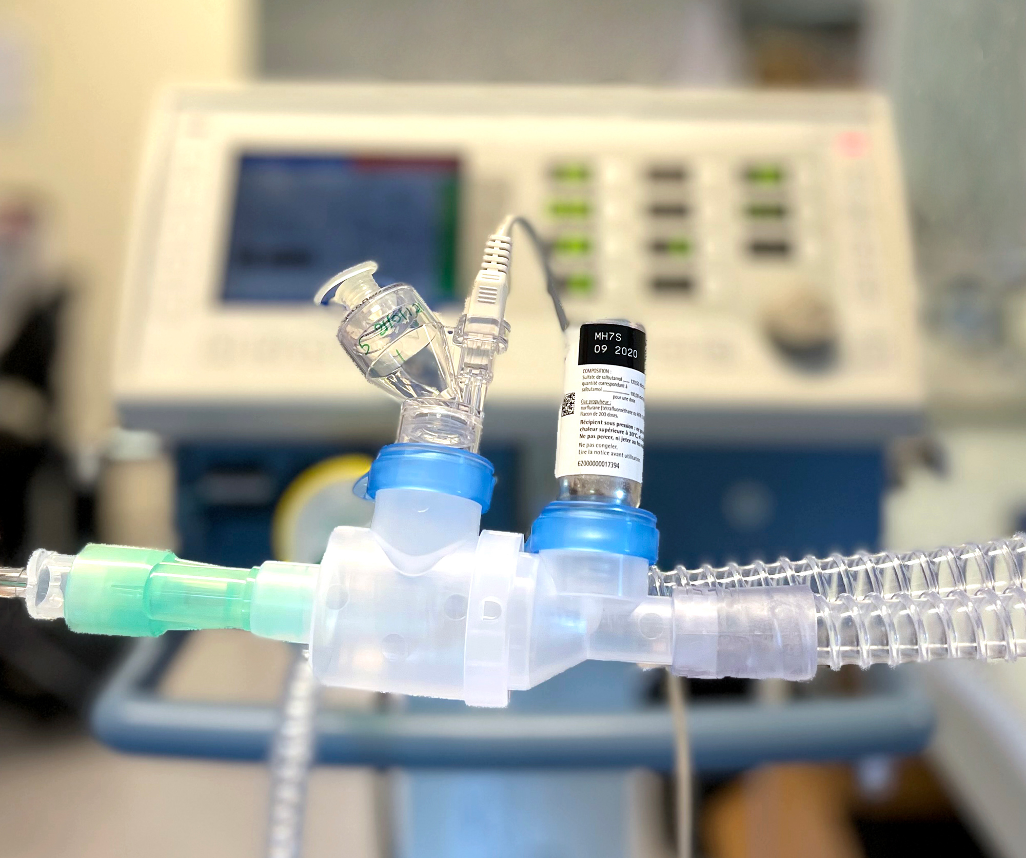 Inhalation chamber MinimHal Vet for mechanical ventilation - AnimHal